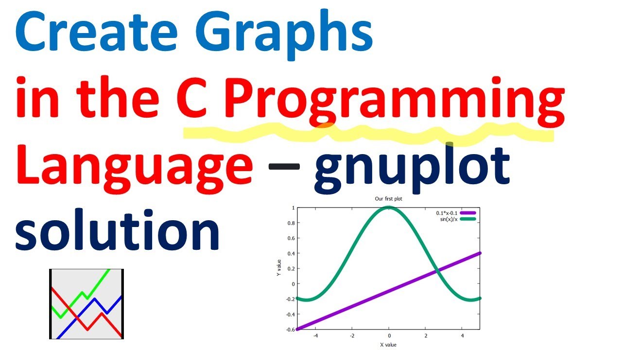 Create Graphs and Plots in the C Programming Language - gnuplot solution