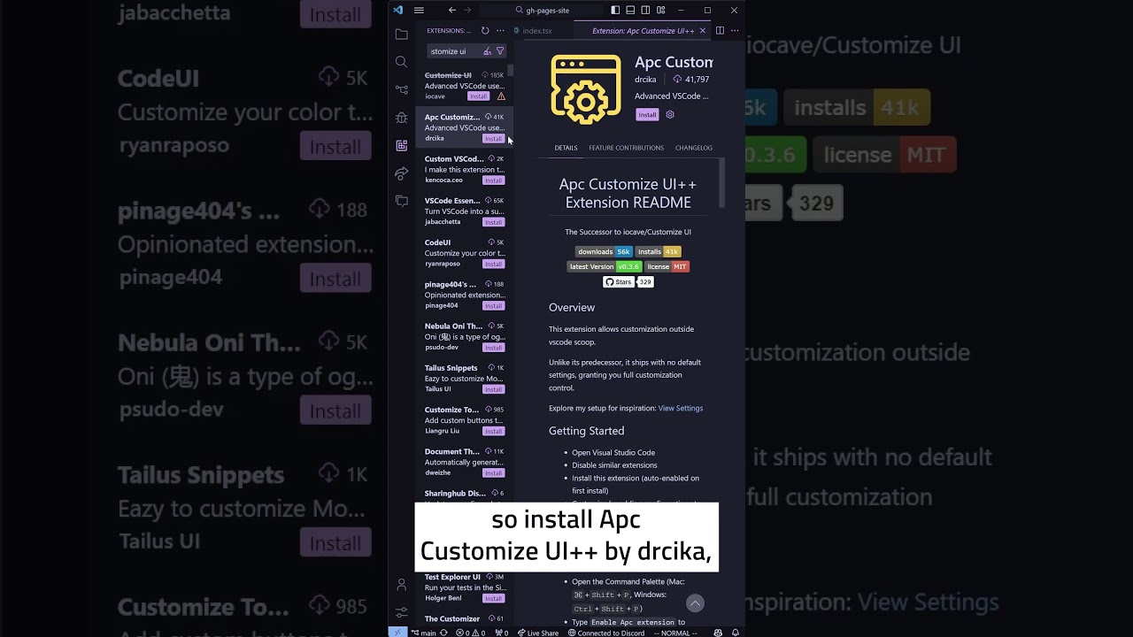 VS Code - Change UI Font to Monospace & More! #vscode #dev #codeeditor