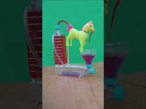 Horse Water Fountain 🐎🐴 #ramcharan110 #experiment #short_video #water_fountain