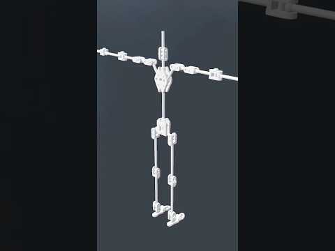 Custom Character Skeleton For StopMotion Animation Project #animation #stopmotion