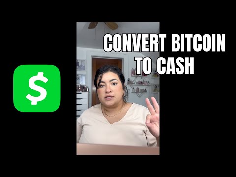 How To Convert Bitcoin To Cash on Cash App and Sell BTC To USD