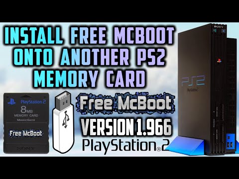 PS2 Install Free MCBoot Onto Memory Card! (Version 1.966) 2019!