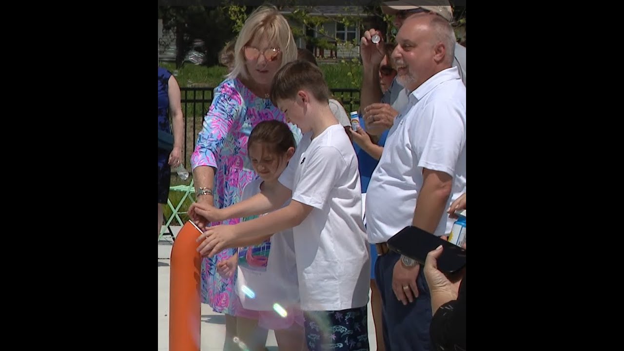 Splashpad dedicated in honor of Jessica Starr