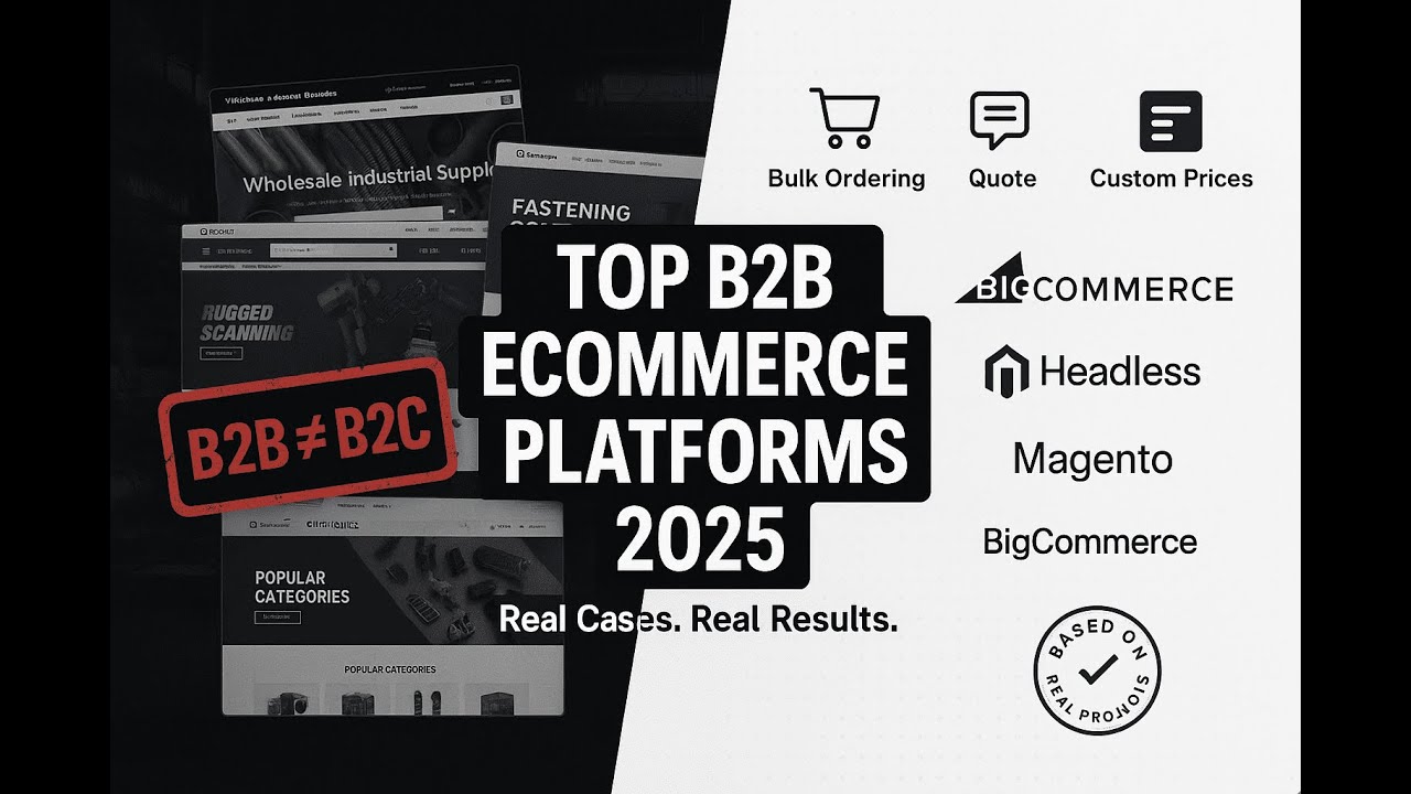 B2B Ecommerce Platforms: Top Solutions in 2025
