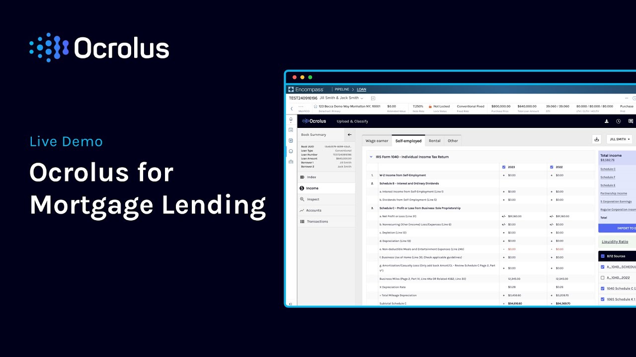 Watch AI-driven document automation in action - Boost mortgage efficiency with Ocrolus