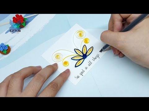 DMMW01 Instruction for Design Beautiful Quilling Butterfly Flower / Diana Murphy Martin Washington