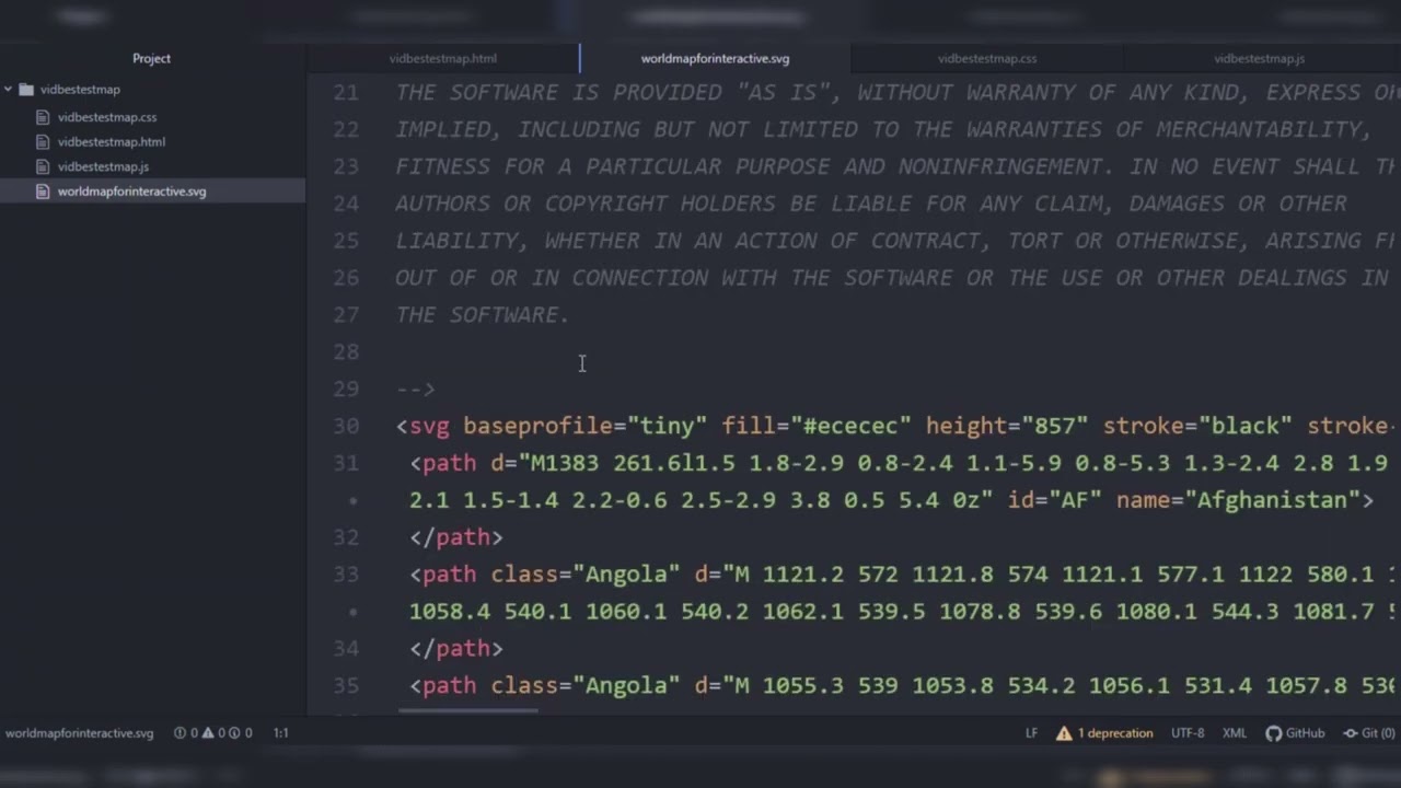 Interactive Map part 1