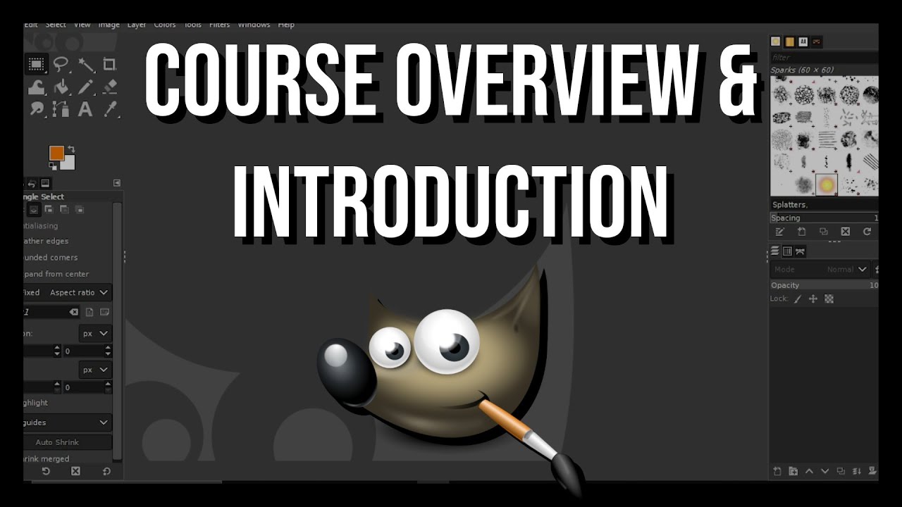 GIMP Tutorial #1: Course Overview & Introduction | GIMP Tutorials