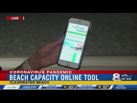 Pinellas County Sheriff's Office launches beach capacity tool