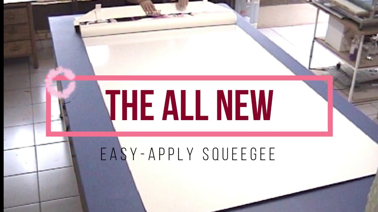 30 Second - Vinyl Squeegee Application