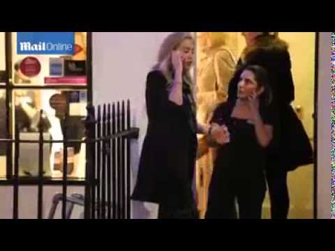 Aisleyne Horgan-Wallace FILMED having argument on mobile