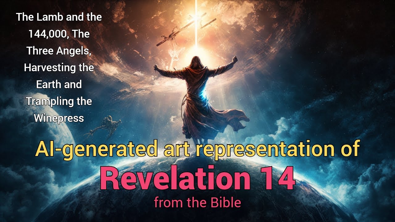 AI Generated Art: Revelation 14 - Harvesting the Earth & Trampling the Winepress