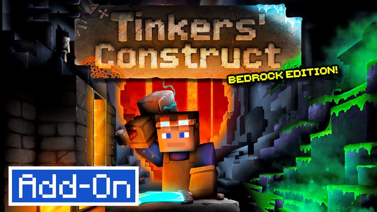 TINKERS' CONSTRUCT ADDON: Official Minecraft Bedrock Port in-depth review!