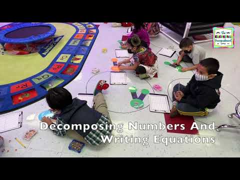 Kindergarten Math Lesson: Decomposing Numbers And Writing Equations