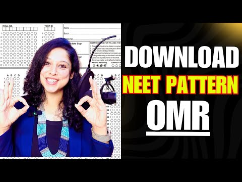 Download NEET New Pattern OMR | 180 Questions OMR | #neet2025 #nta VANI MAAM