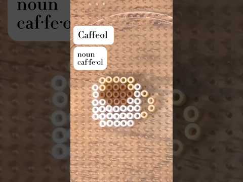 'Caffeol' Word Definition & Pronunciation | Satisfying Crafts | #dictionary #newwords #caffeol