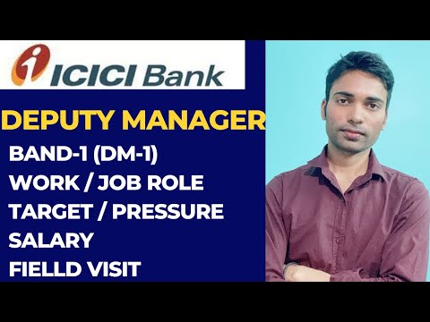 DEPUTY MANAGER WORK IN ICICI BANK BAND 1 | SALARY | TARGET #icici #icicibank #icicibankrecruitment