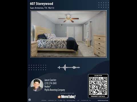 607 Storeywood, San Antonio, TX 78213 | 3 Bedroom Home For Sale