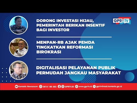 MenPAN-RB Ajak Pemda Tingkatkan Reformasi Birokrasi | Kominfo Newsroom 1/3