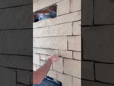 ARTIFICIAL STONE PROCESS WITH CONCRETE #piedraartificial #artificialstone #artconcrete #construction