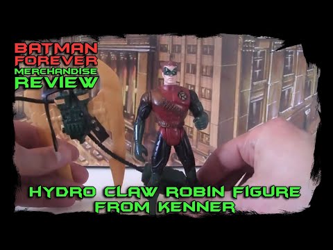Batman Forever Merchandise Review - Hydro Claw Robin figure from Kenner