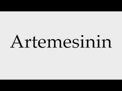 How to Pronounce Artemesinin