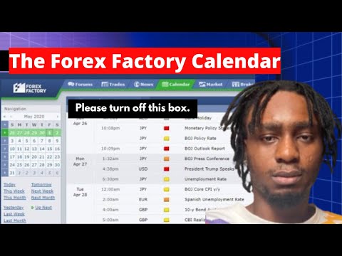 How to setup forex factory calendar news