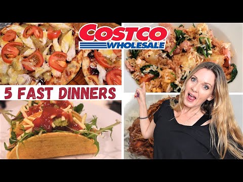 5 Easy Ways to Meal Prep Rotisserie Chicken | Healthy Food Recipes | Lunch | Dinner | Costco Chicken