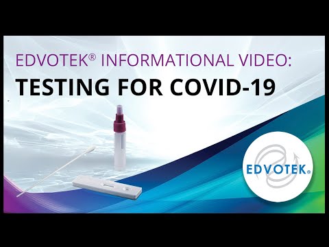 Edvotek Informational Video: Testing for COVID-19