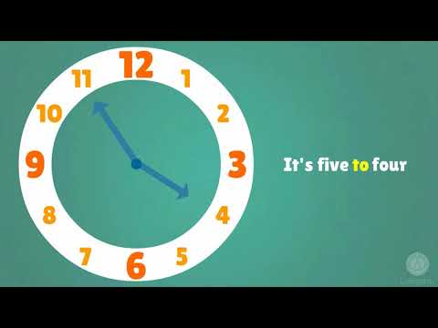 How to tell the time in English