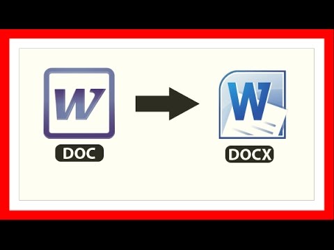 How to Convert Docx to Doc