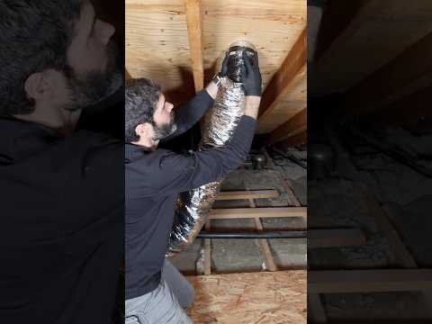 Bathroom Exhaust Fan Ventilation Tips - #shorts #homerepairtutor #panasonic #brandpartner