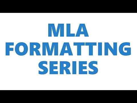 MLA FORMATTING: Indenting Paragraphs