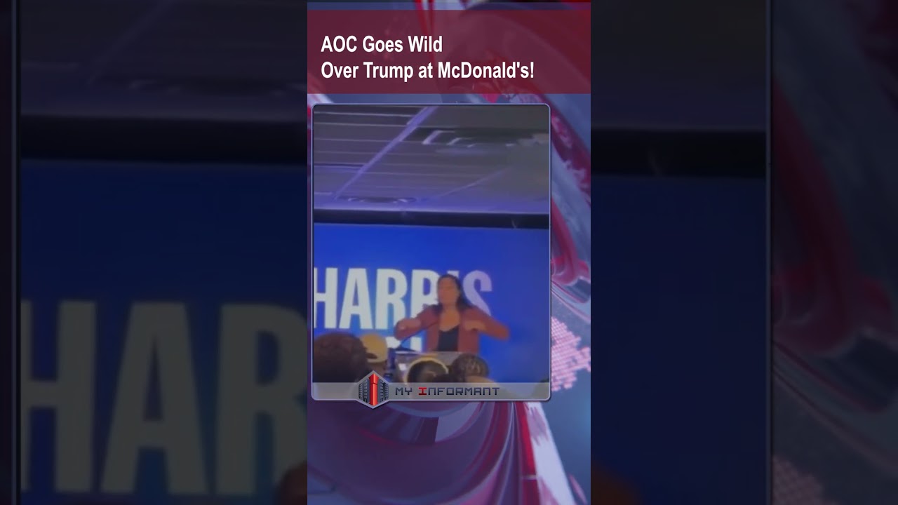 MELTDOWN! AOC Loses It Over Trump’s Fry Shift!