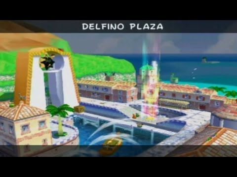 Super Mario Sunshine 100% Walkthrough - Part 17 - All Delfino Plaza Shine Sprites