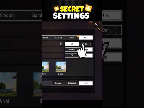Secret Settings Only 1% Players Know ???? || Performance Mode - Free Fire #shorts