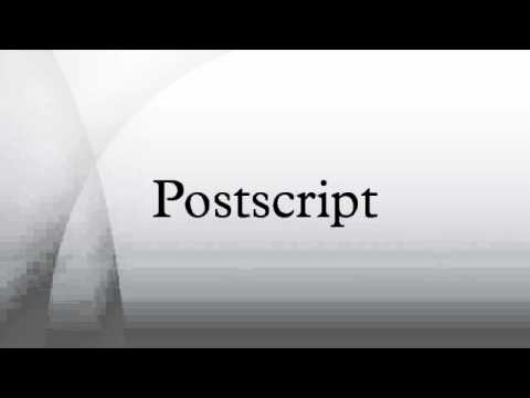 Postscript