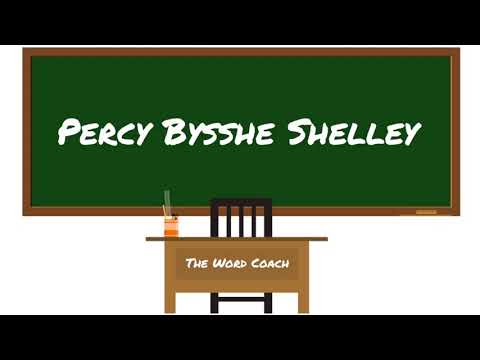 How to pronounce Percy Bysshe Shelley | The Word Coach