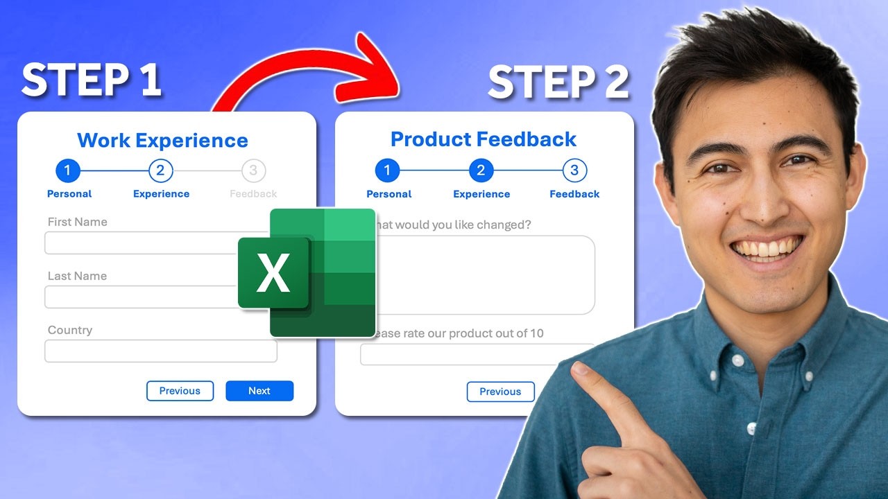 Excel Tips: Create Multi-Step Data Entry Forms Easily