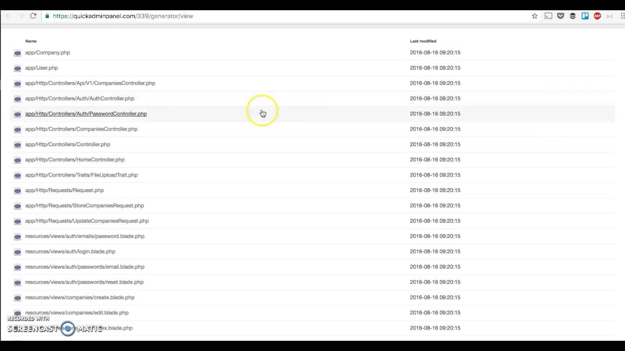 New in QuickAdminPanel - API Controller Generator