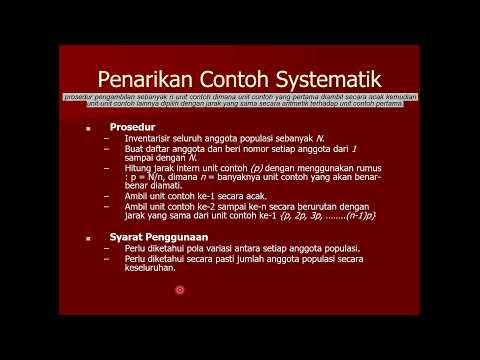 Teknik Penarikan Contoh Statistik Inferensial ADKB KSHE