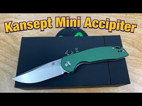 Kansept Mini Accipiter front flipper / includes disassembly / lightweight gent carry EDC !