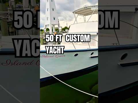 50FT CUSTOM YACHT #yacht #yachts #boat #boats #boatvideo #fishingboat #powerboat #powerboats #