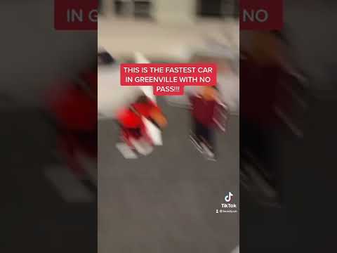 The fastest car in Greenville with no pass (tiktok repost)