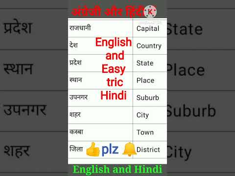 state capital | state and capitals | Hindi and English state capital | #gk#english  #upsc#education