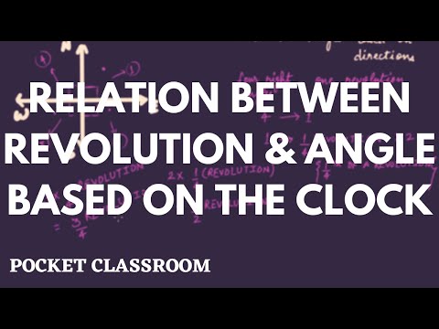 Relation between Revolution & Angle Based on the Clock || Geometry || Grade 6