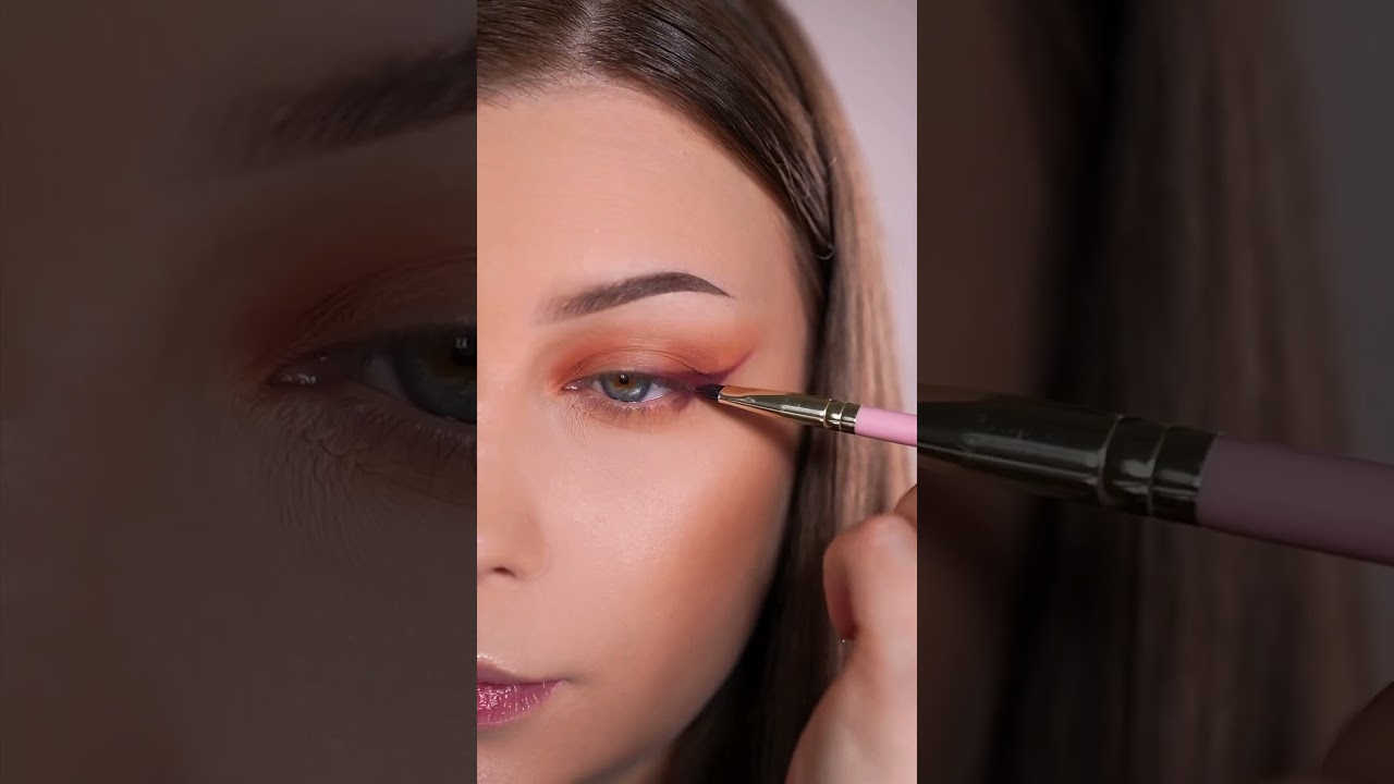 Phoenix makeup / wearable fall makeup / red & orange eyeshadow look