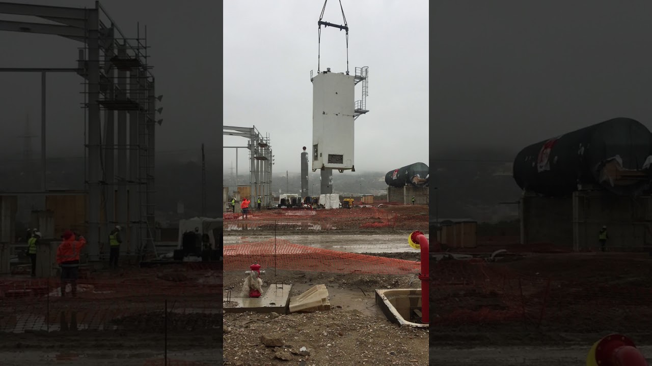 COLD BOX HEX ERECTION FOR AIR SEPARATION UNIT