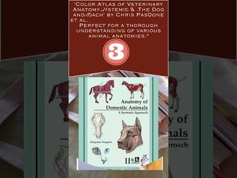 Top 5 Books for Veterinary Anatomy #veterinaryanatomy #vetstudent#vetlife#veterinarian#vetschool#vet