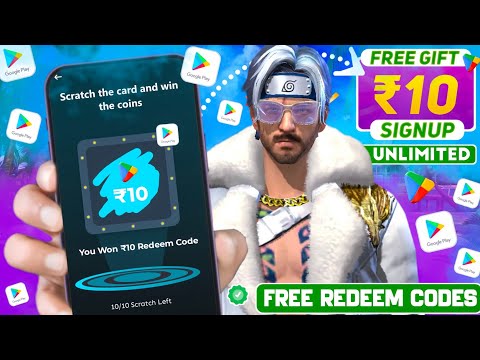 FREE REDEEM CODES INSTANT 🤩 | ₹10 REDEEM CODE FREE | HOW TO GET GOOGLE PLAY STORE REDEEM CODES FREE